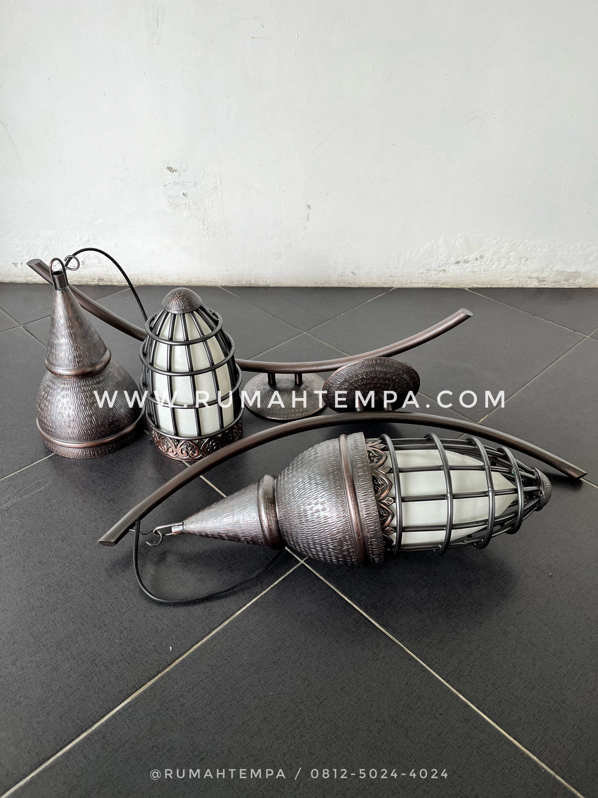 Lampu Dinding Tembaga Custom – Rumah Tempa by Saputra Art