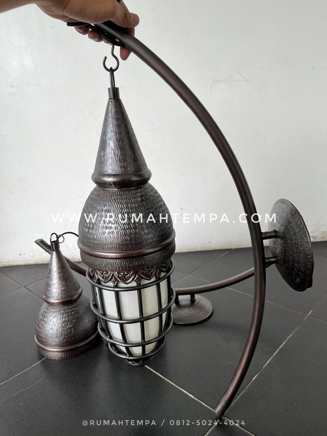 Lampu Dinding Tembaga Custom – Rumah Tempa by Saputra Art