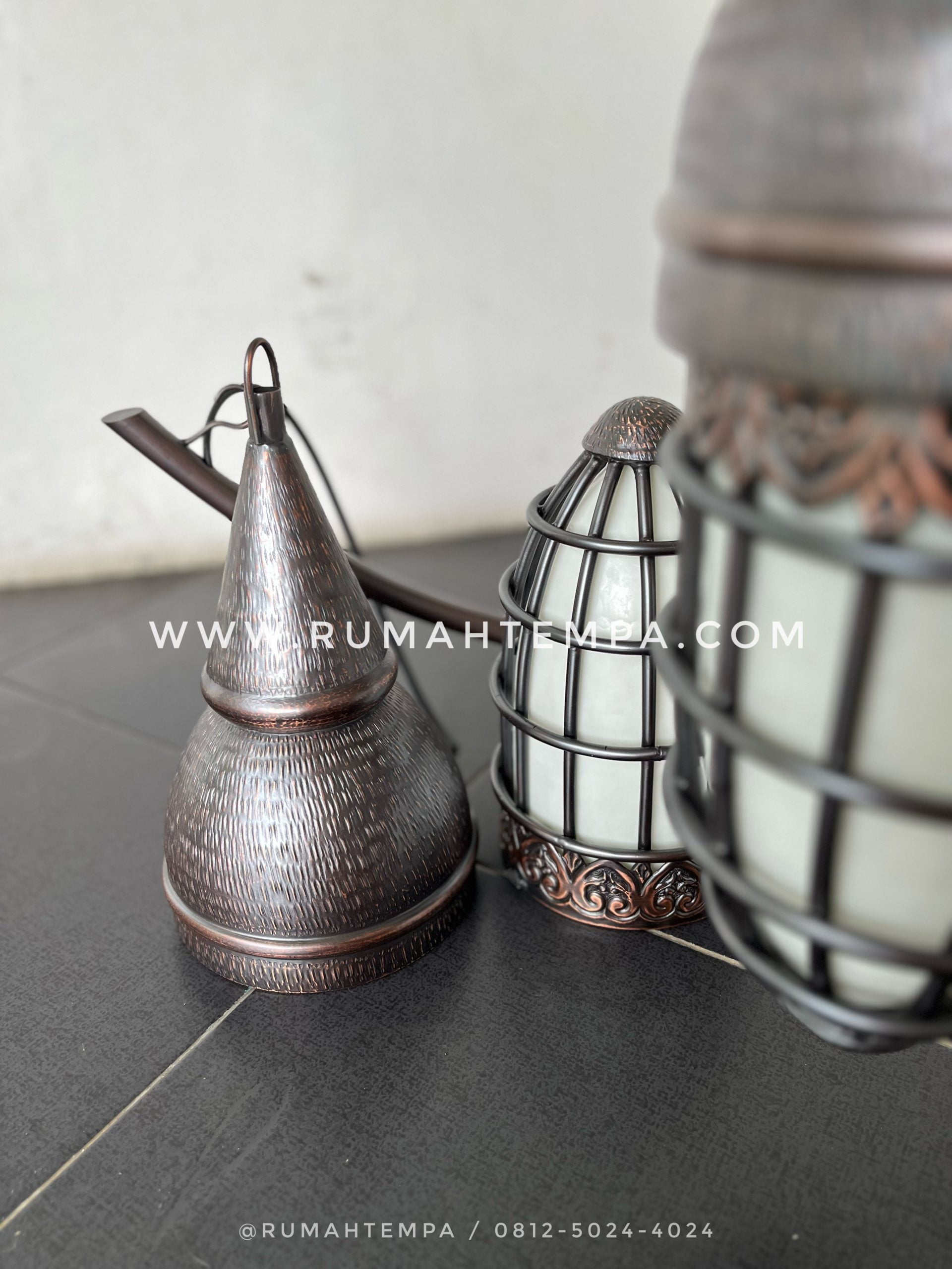 Lampu Dinding Tembaga Custom – Rumah Tempa by Saputra Art