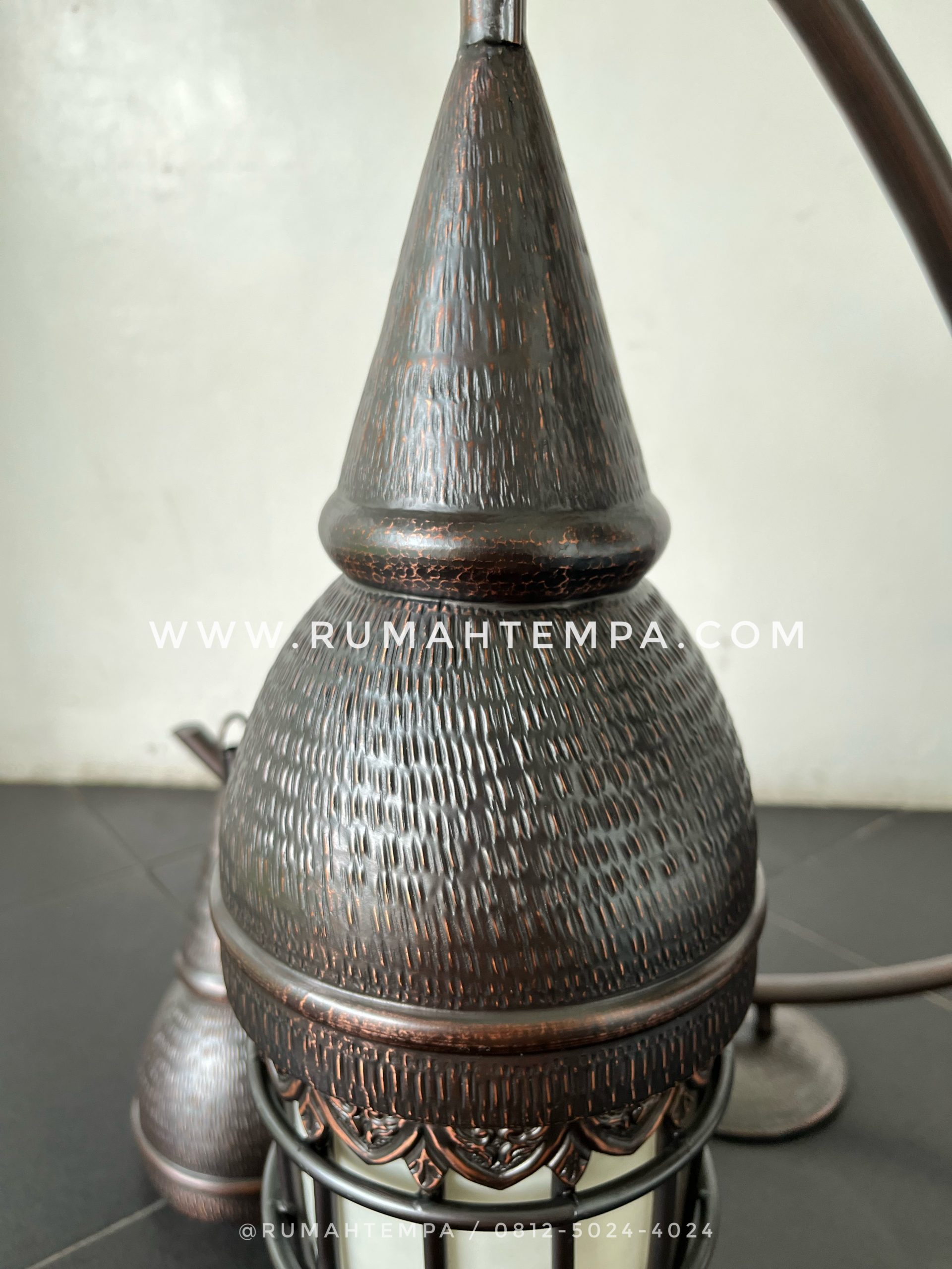 Lampu Dinding Tembaga Custom – Rumah Tempa by Saputra Art