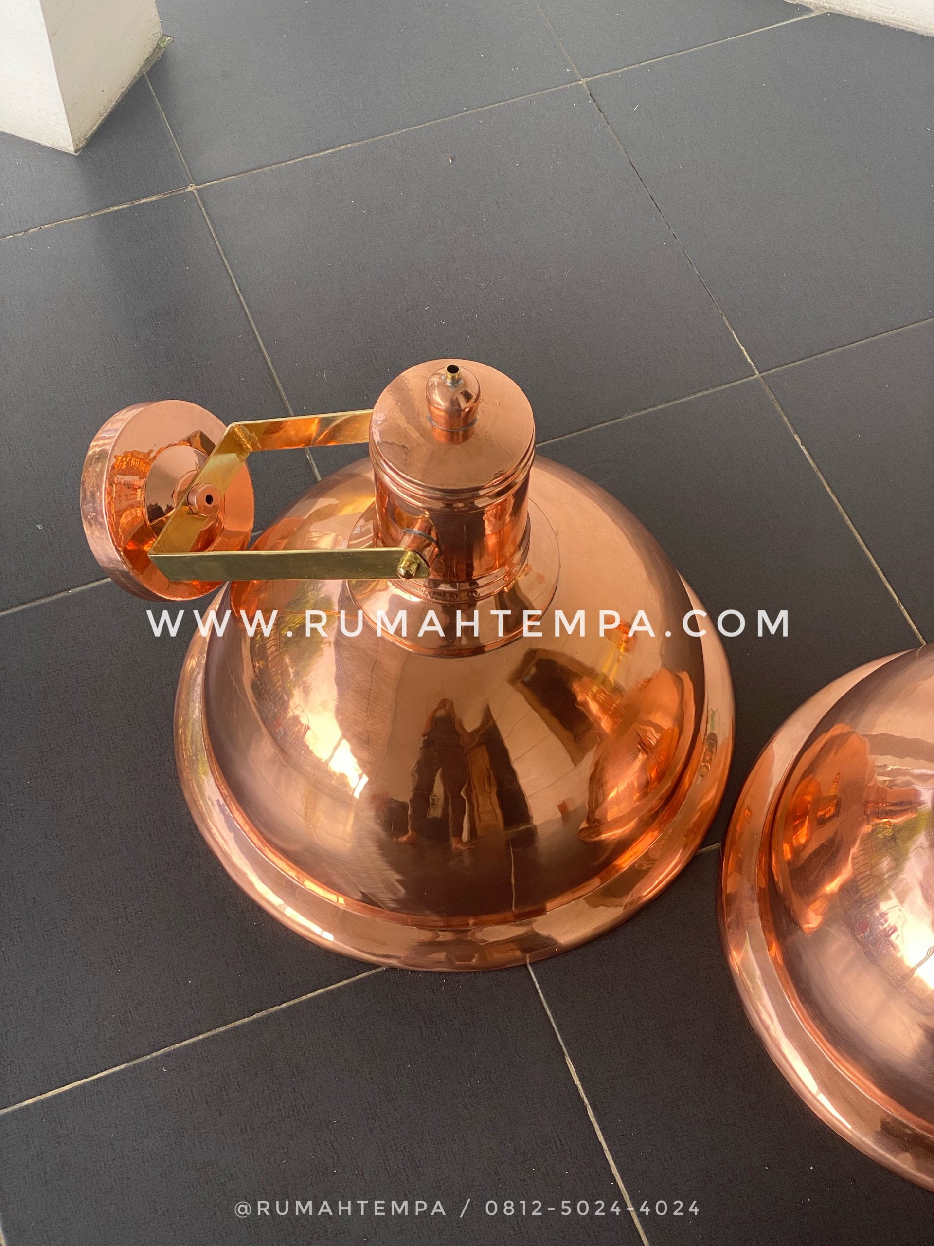 Lampu Dinding Tembaga Minimalis – Rumah Tempa